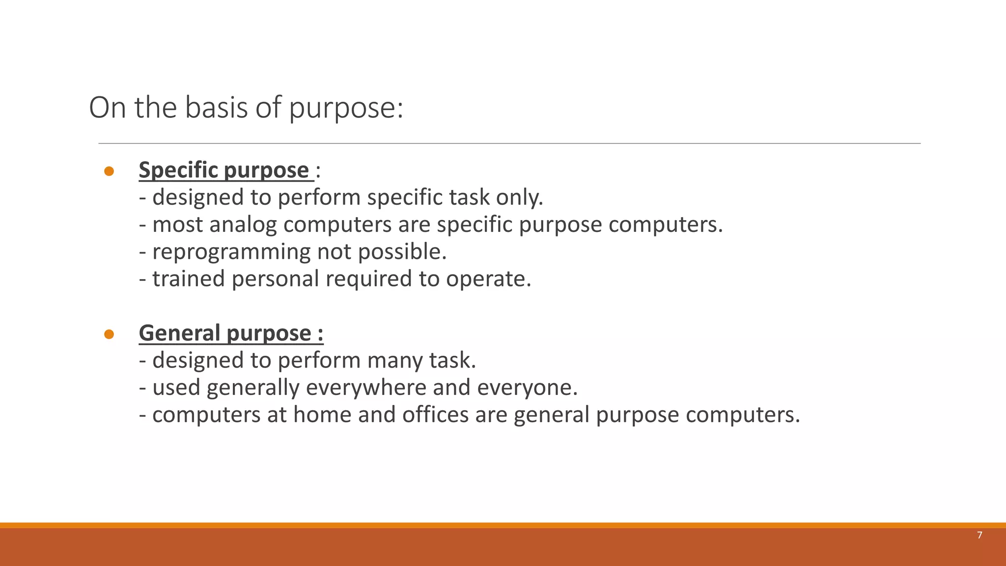Classification of Computers | PPTX