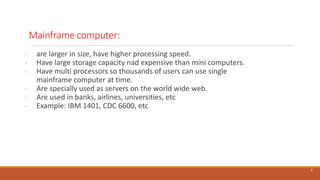 Classification of Computers | PPTX