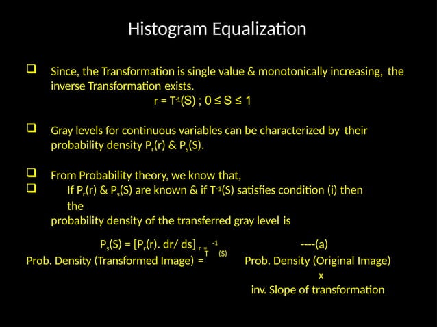 ch-2.2 histogram image processing .pptx | Technology & Computing