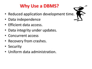 Ch 2-introduction to dbms | PPTX