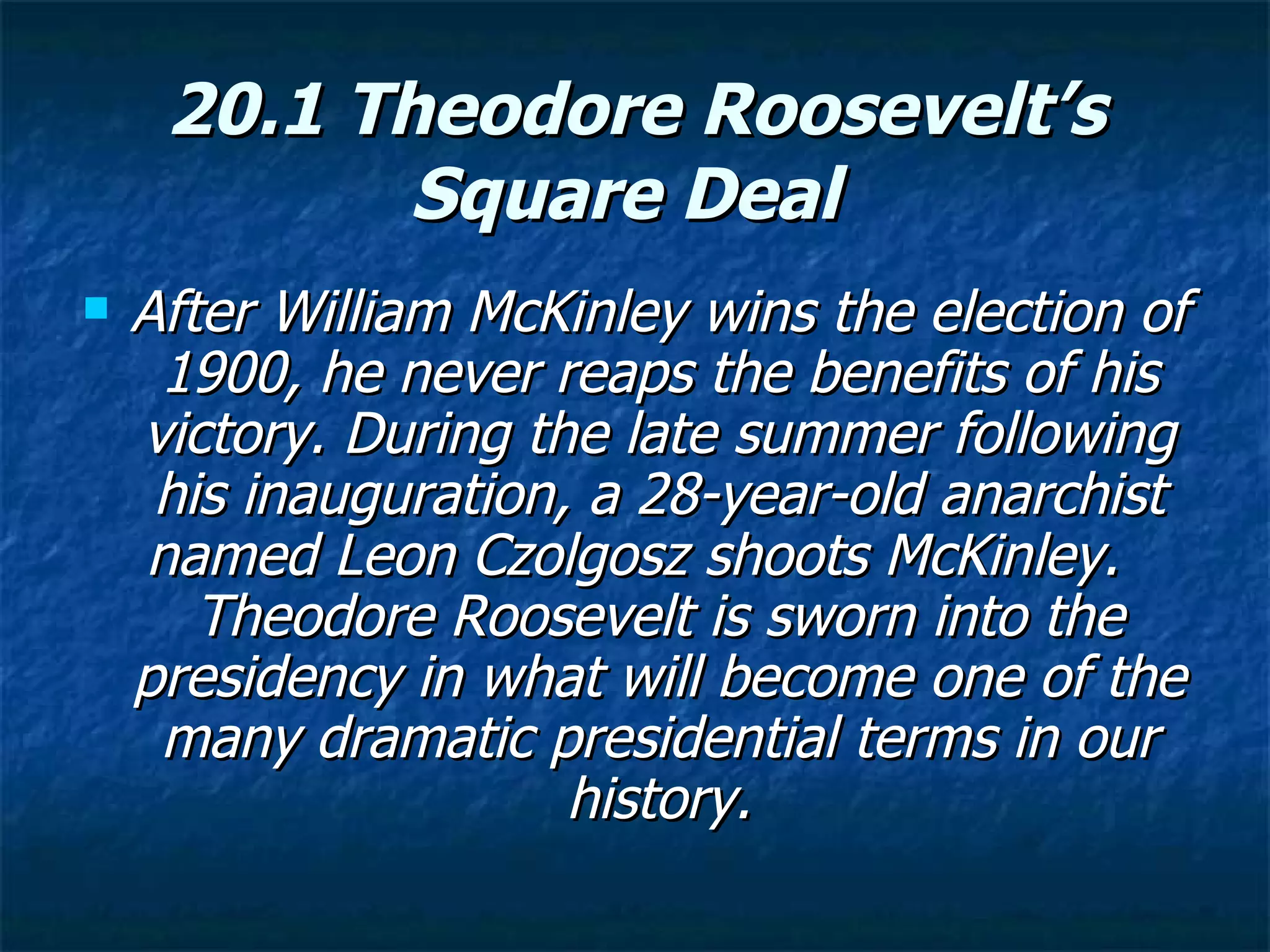 Ch 20 The Progressive Era Pp | PPT