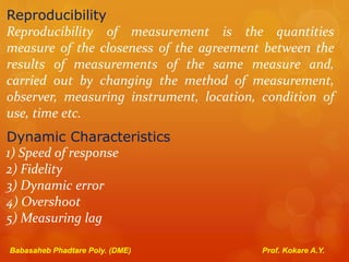 Ch. no. 1 introduction to measurement | PPTX
