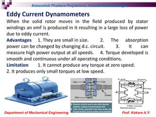 Subject: Mechanical Engineering Measurement. Ch. no. 2. displacement, force & torque measurement ...