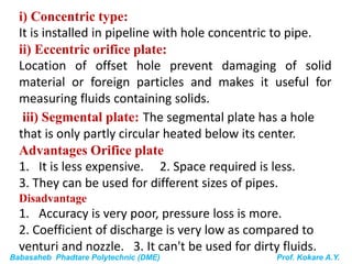 Ch. no. 4 flow measurement | PPTX