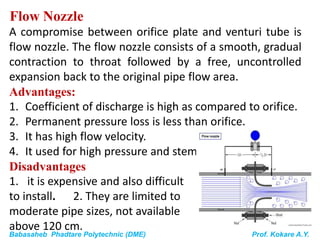 Ch. no. 4 flow measurement | PPTX