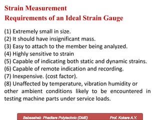 Ch. no. 5 vibration and strain measurement | PPTX | Physics | Science
