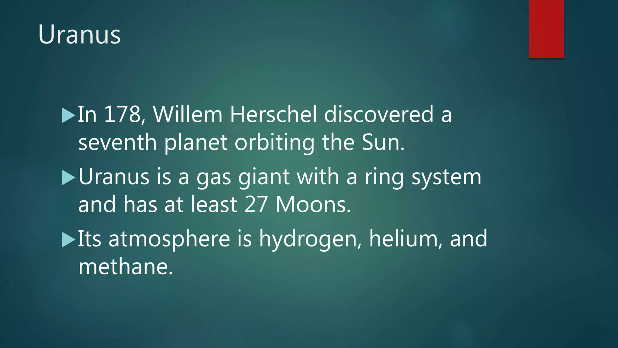 What do you know about Jupiter, Saturn, and Uranus? | PPTX