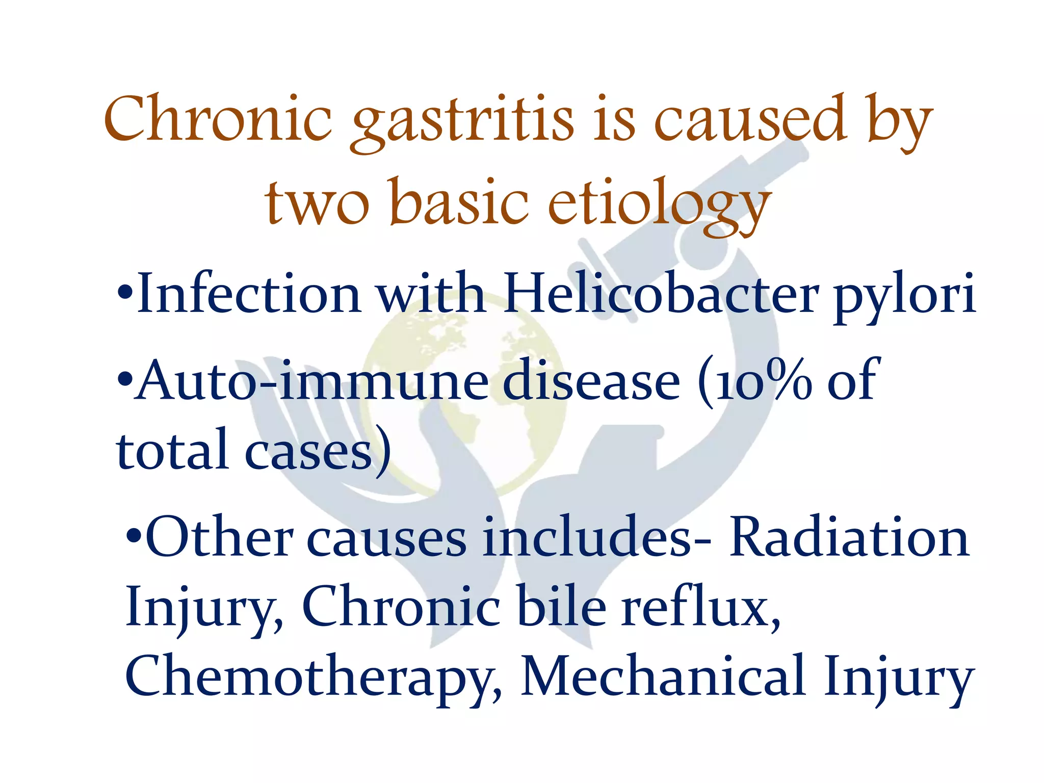 Chronic Gastritis Pathology | PPTX