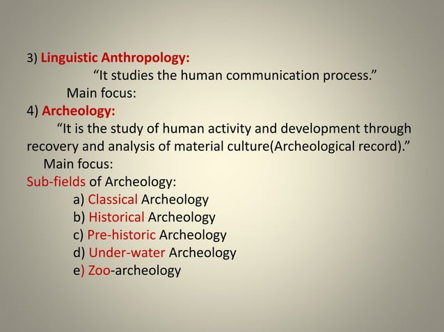 Ch. 1 introduction to anthropology | PPTX | Science