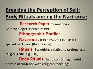 Ch. 1 introduction to anthropology | PPTX