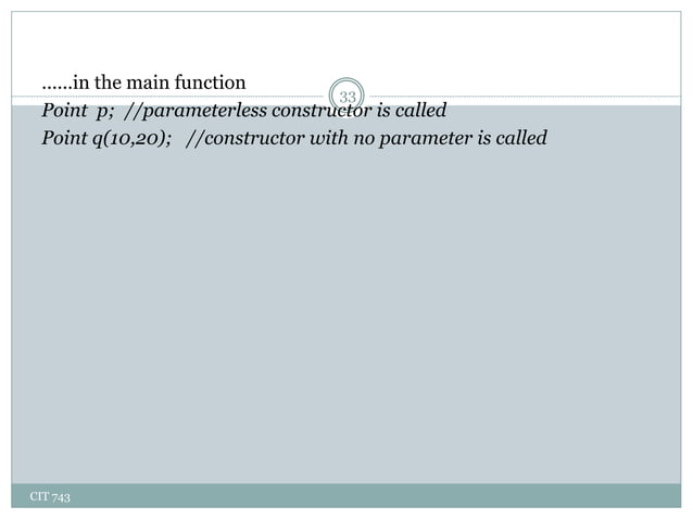 Ch1 Oop Introduction Classes And Objects Ppt 7047