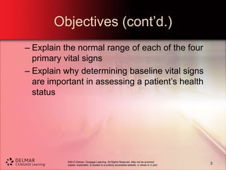 Chapter 3: Vital Signs | PPTX