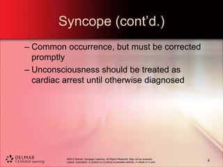 Chapter 4- Syncope | PPT