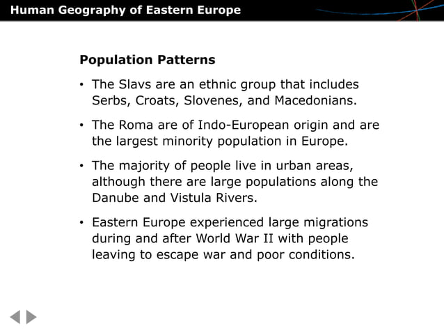 Human Geography of Eastern Europe | PPT
