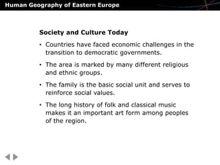 Human Geography of Eastern Europe | PPTX