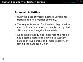 Human Geography of Eastern Europe | PPT