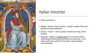 Ch. 3 music in the 14th century | PPT