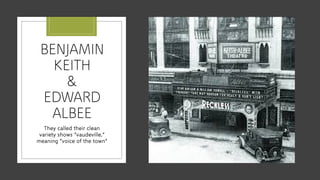 Ch. 6 vaudeville and burlesque | PDF
