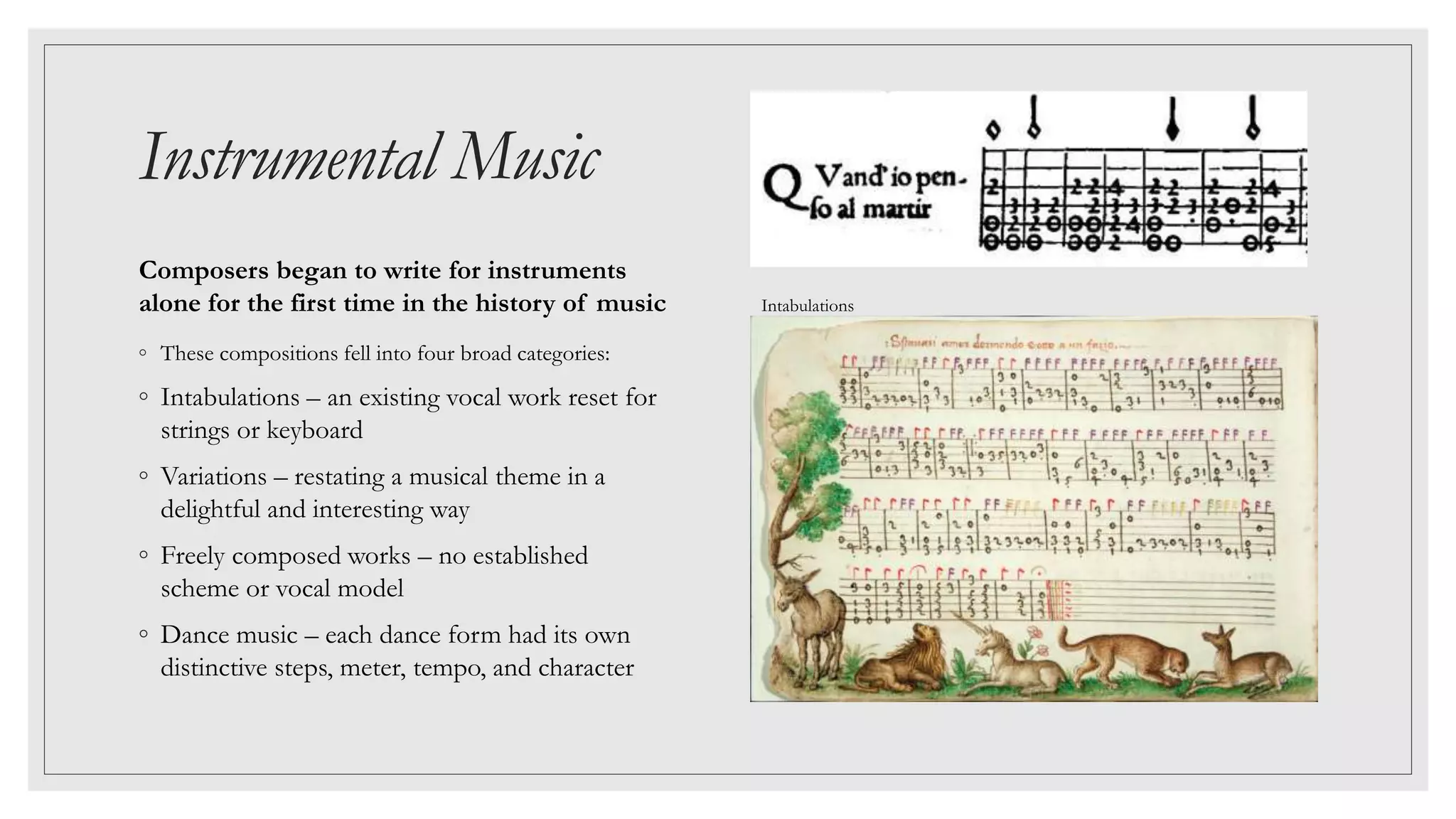 Ch. 6 music in the 16th century | PPT