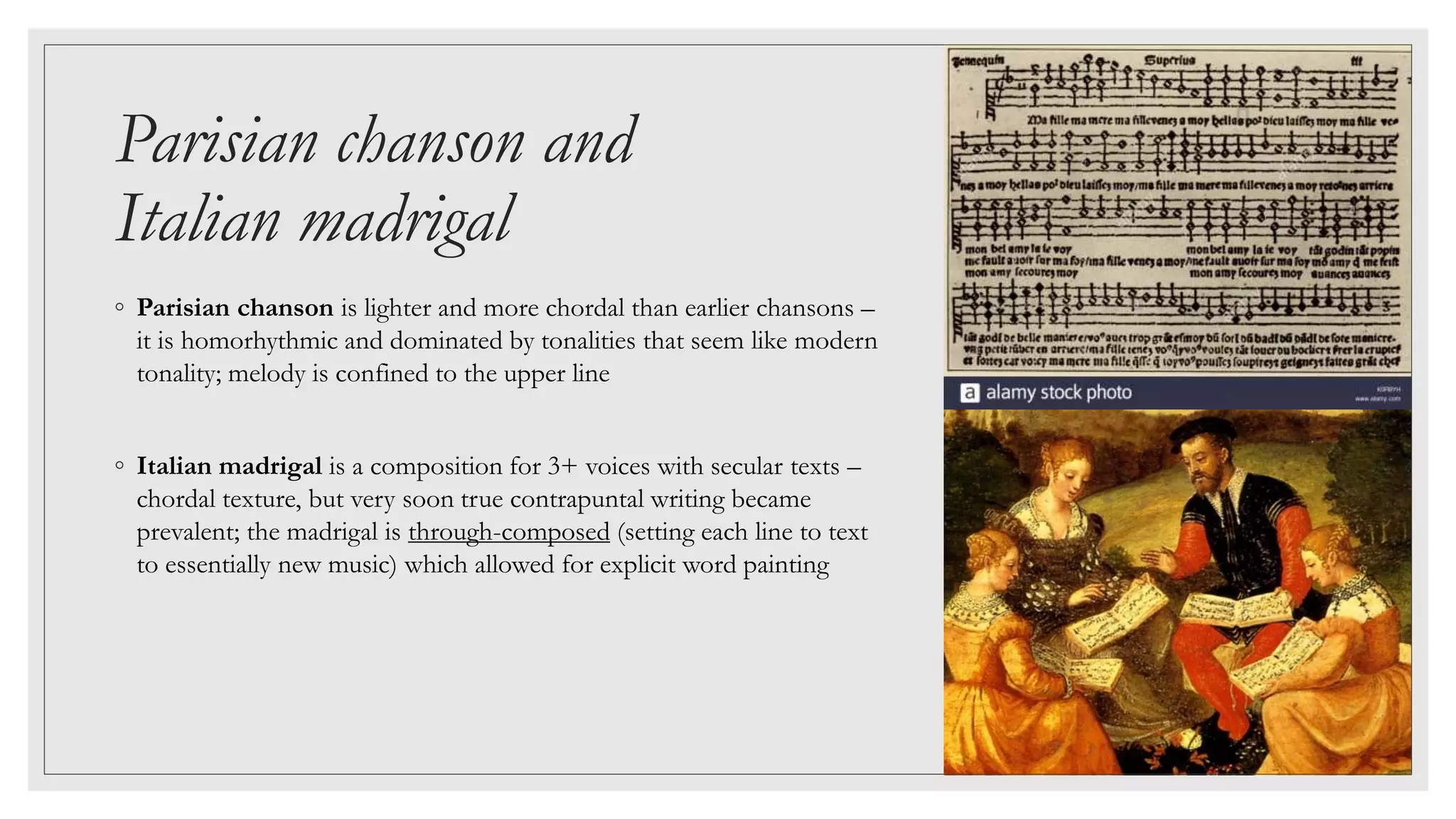 Ch. 6 music in the 16th century | PPT