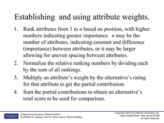 Decision making considering multi-attributes | PPT