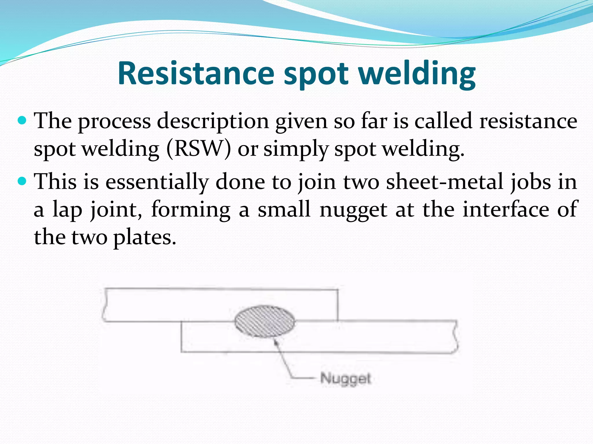 Ch 20 resistance and special welding | PPTX