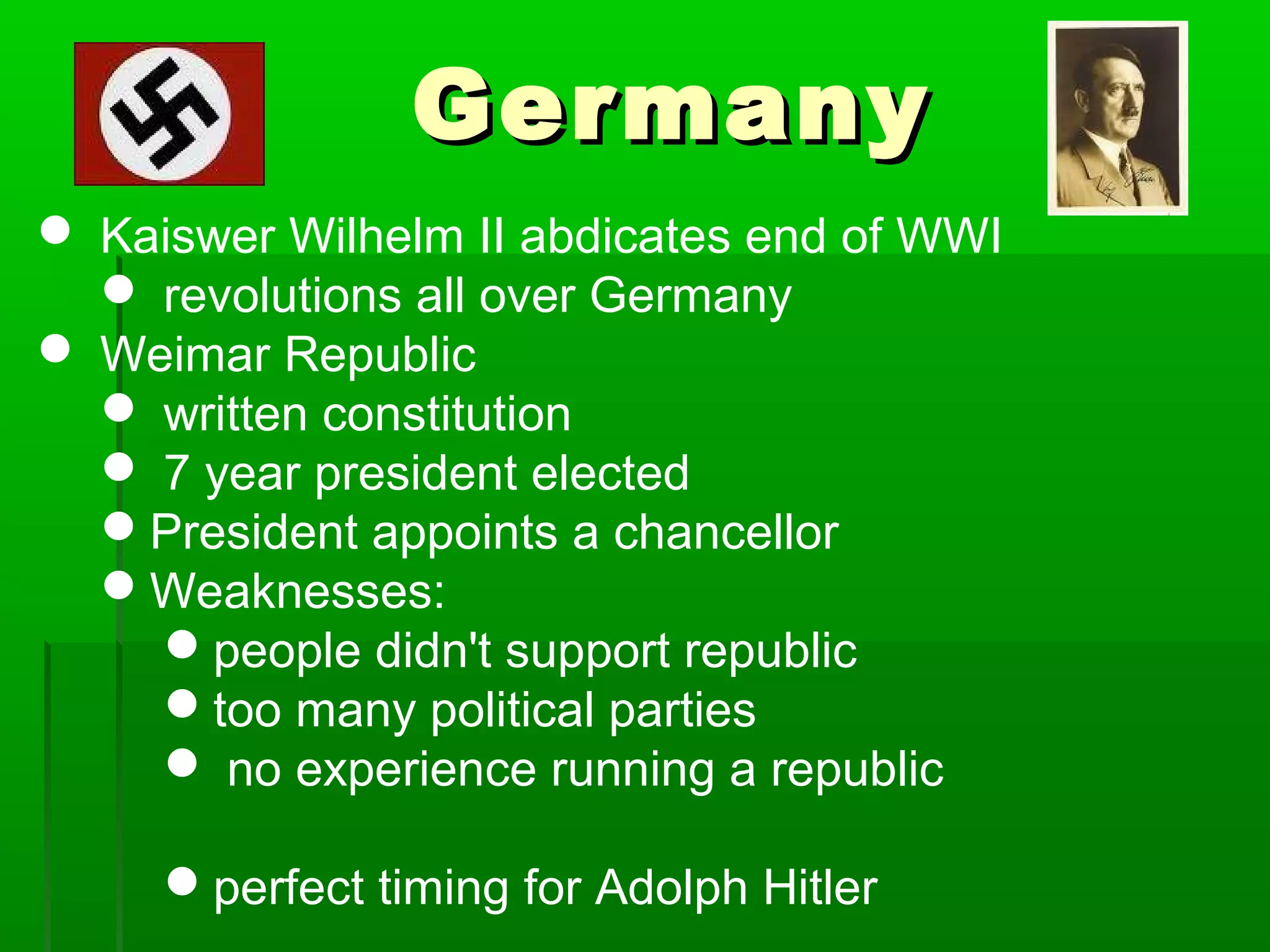Ch.21- What happened after WW1? | PPT