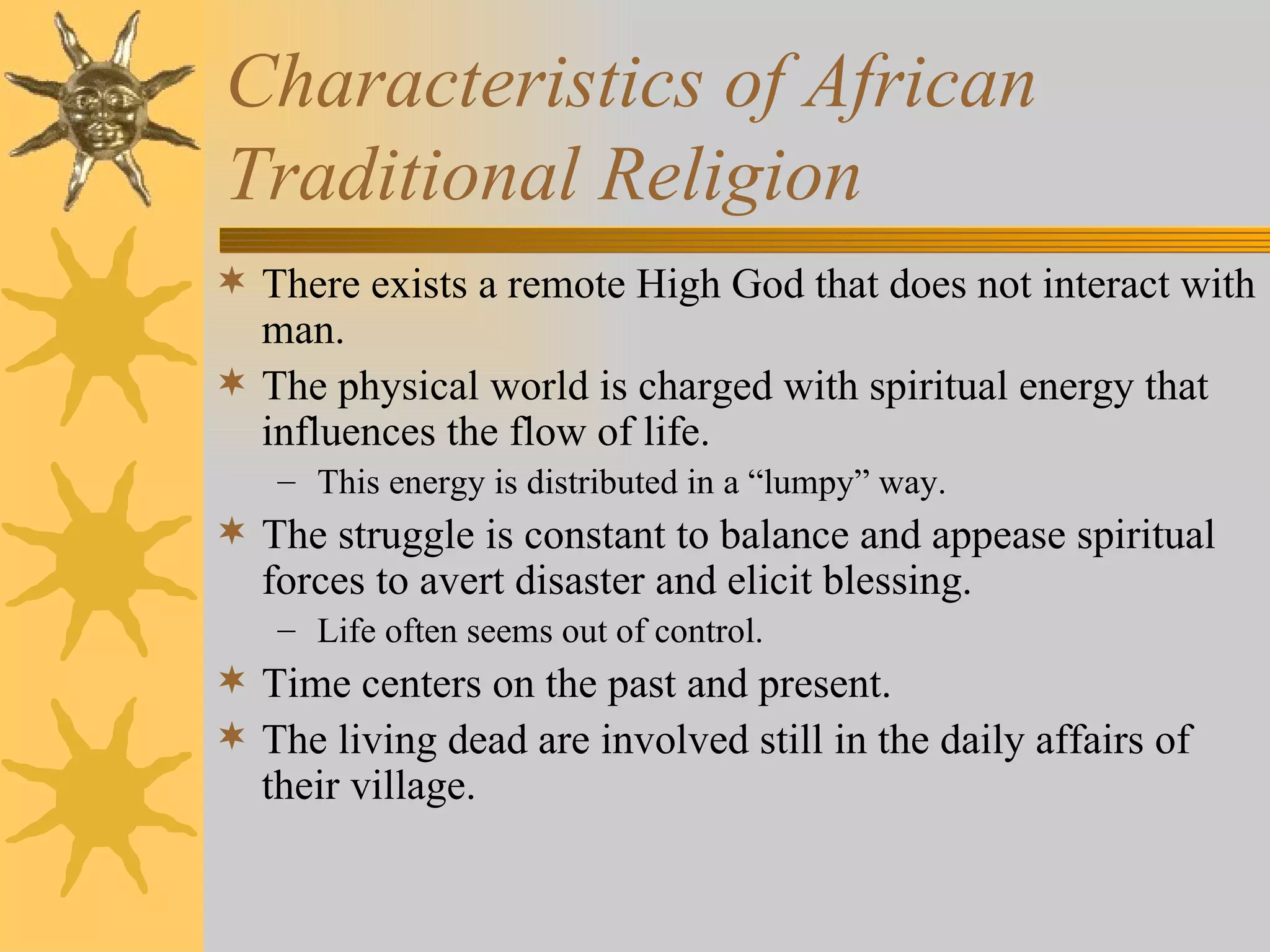 Ch.21 african traditional religion | PPT