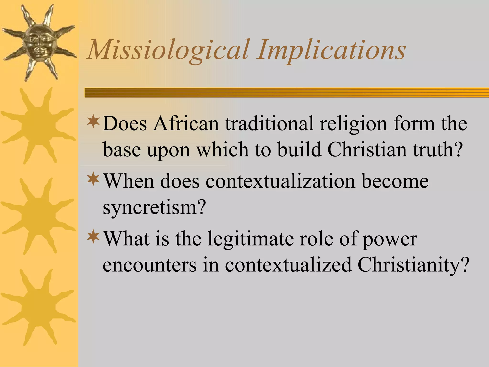 Ch.21 african traditional religion | PPT