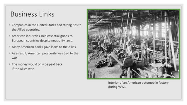 Ch. 14.1 the united states enters world war i | PPTX