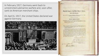 Ch. 14.1 the united states enters world war i | PPTX