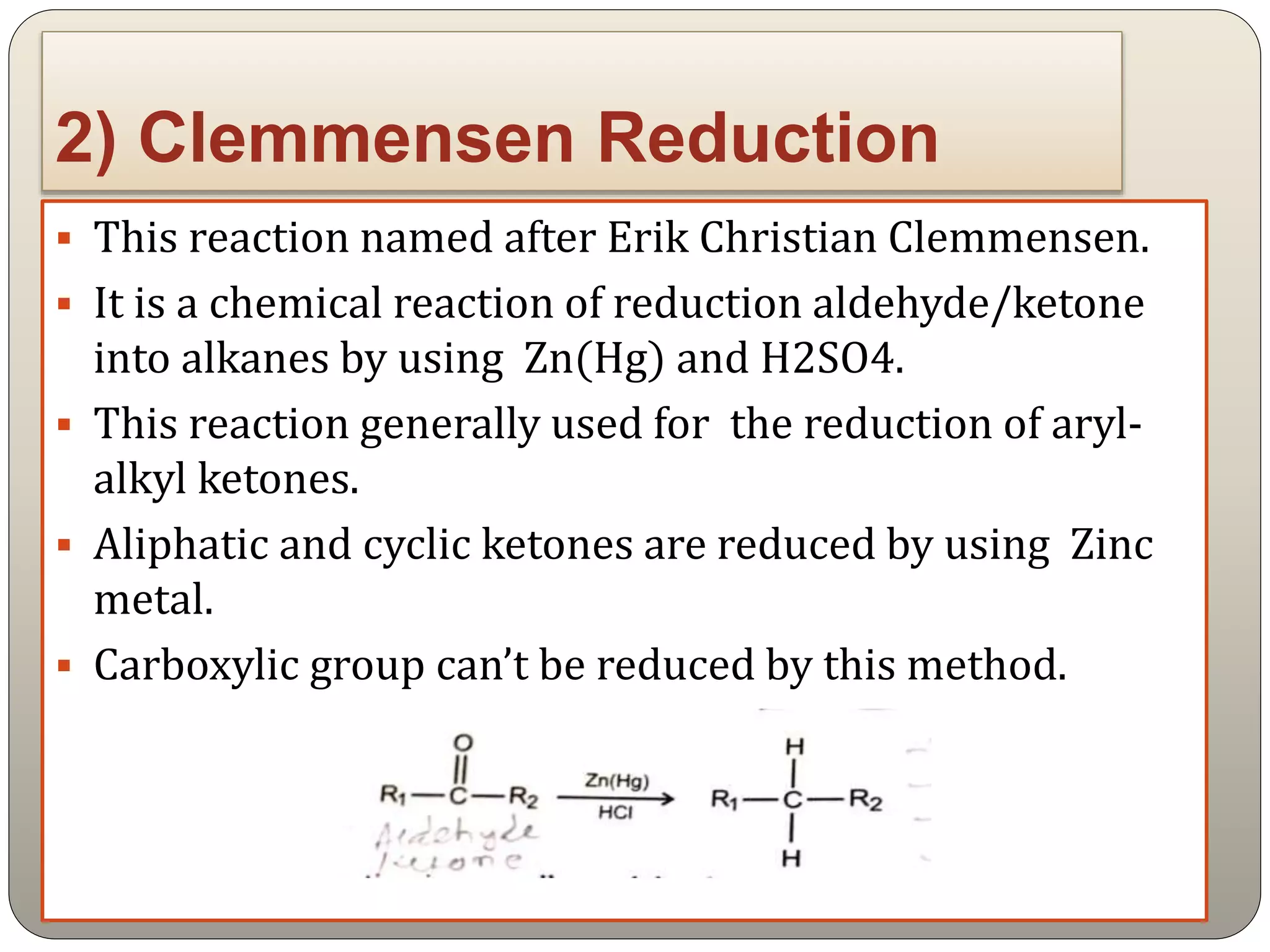 Reaction of synthetic importance | PPTX