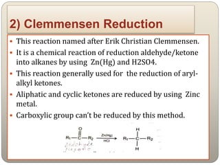 Reaction of synthetic importance | PPTX