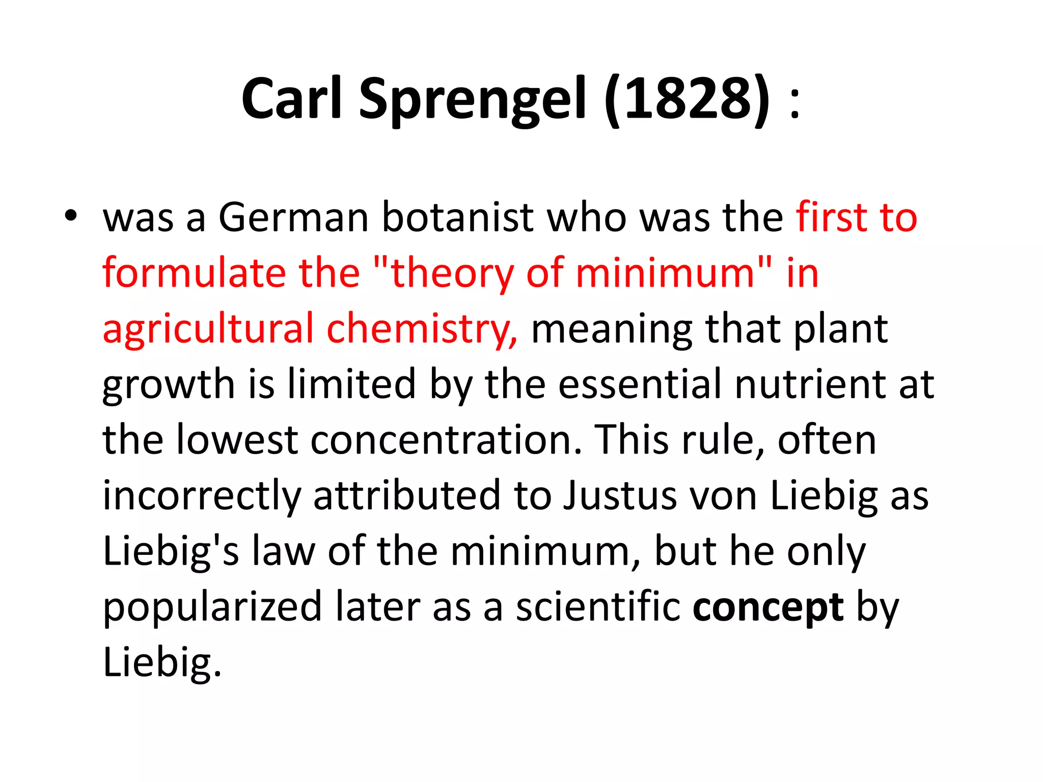 Ch. 1 ,2 history and development of soil science, its scope and ...
