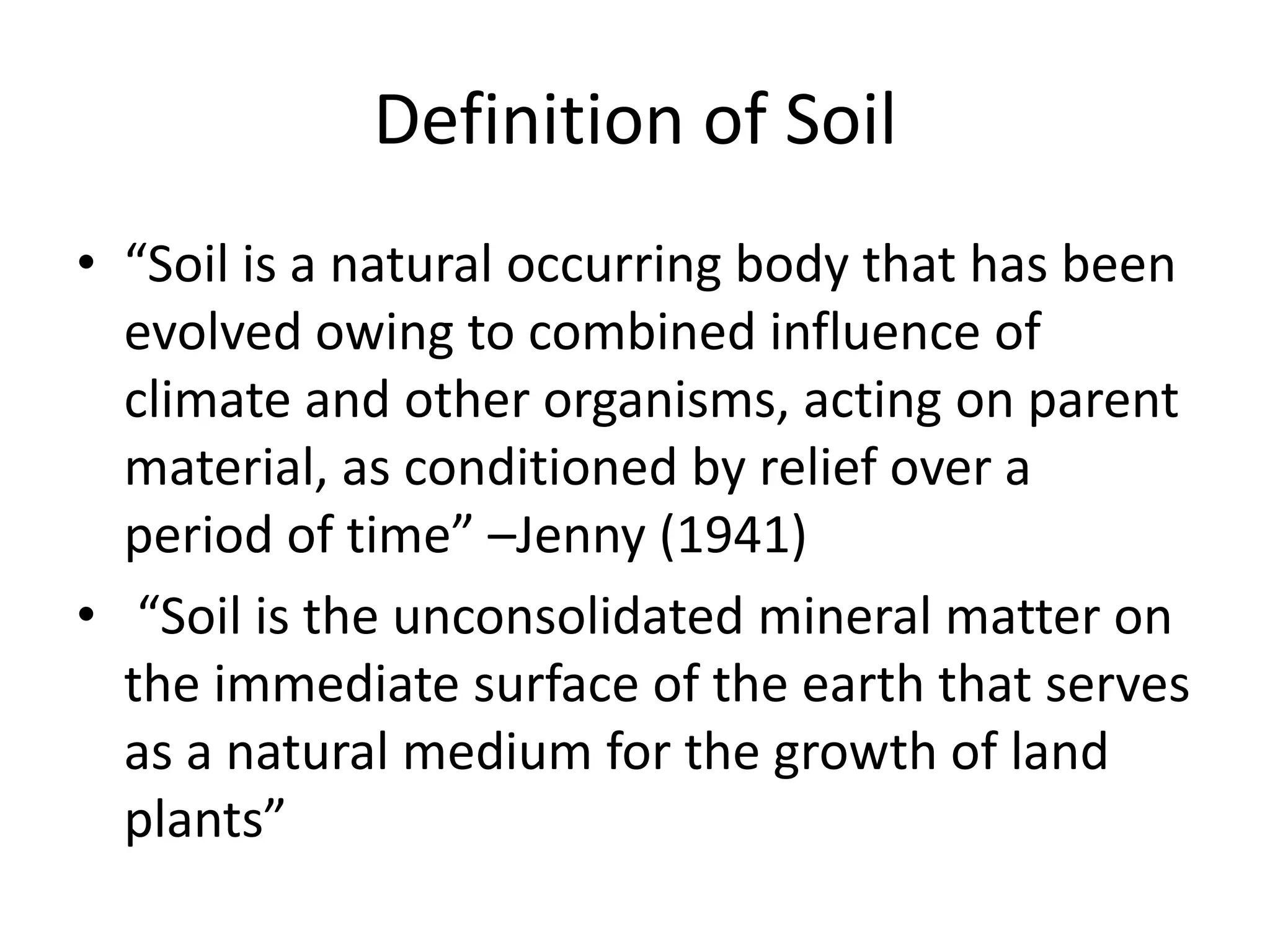 Ch. 1 ,2 history and development of soil science, its scope and ...