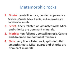 Ch. 3,4 soil genesis soil forming rocks and minerals. | PDF