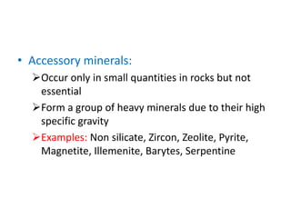 Ch. 3,4 soil genesis soil forming rocks and minerals. | PDF
