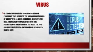 Ch. 3 computer virus | PPTX | Operating Systems | Computer Software and ...