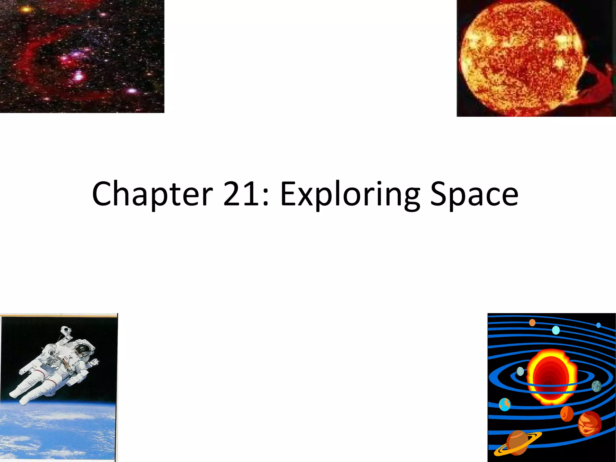 Ch. 21 Exploring Space 2010 | PPT