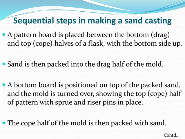 Ch 21 sand casting | PPTX