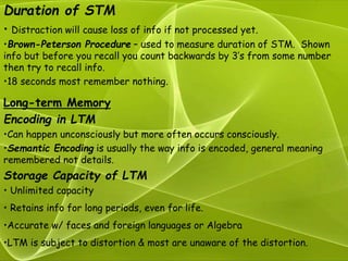 Ch. 6 memory | PPT