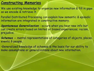Ch. 6 memory | PPT