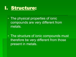 CH.6 (PART II) - PROPERTIES of Ionic Compounds ppt. (2022).pptx