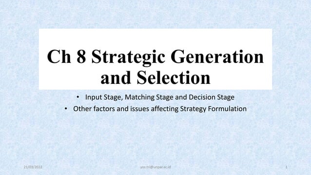 Strategy Generation and Selection.pdf | Strategy Video Games | Video Game Genres