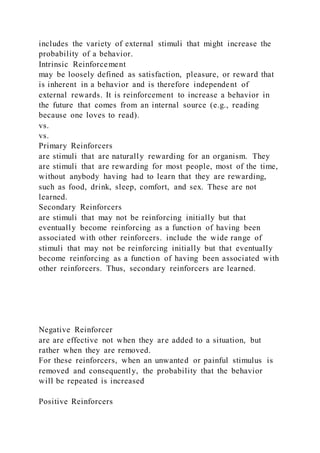 CH. 4 LEARNING, MEMORY, AND INTELLIGENCELearning is defined | PDF