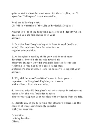 Ch. VII in Narrative of the Life of Frederick DouglassCHAPTE.docx