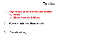 Hemostasis and Coagulation cascade | PPTX