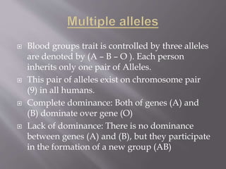 basic patterns of inheritance biology pptx | PPT
