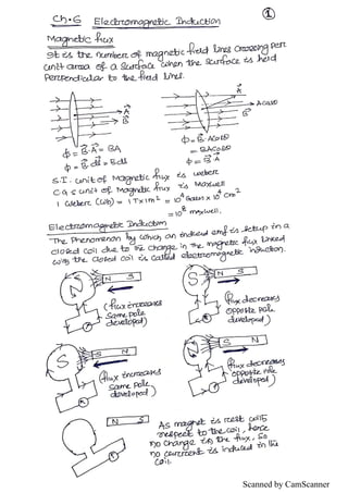 class 12 physics electromagnetic induction | PDF