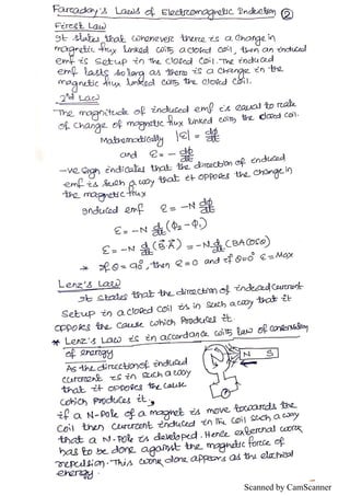 class 12 physics electromagnetic induction | PDF